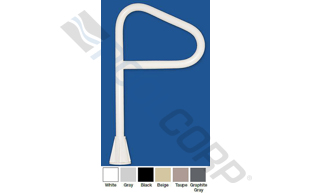 POOL360 | 18" Beige Single Post Handrail