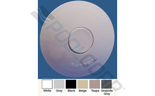 POOL360 | PAIR GRY POLYMER ANCHOR SOCKET COVER