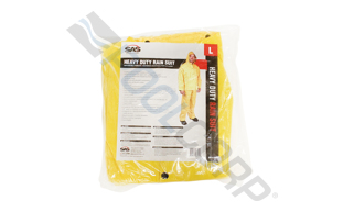 POOL360 | Large Yellow .35mm Heavy-Duty PVC Rain Suit