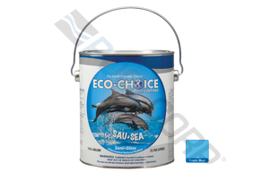 POOL360 | 1 gal / 3.78L EcoChoice Tropic Blue Semi-Gloss Natural Rubber ...