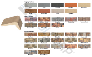 POOL360 | LARGE COPING SAND/BUFF/CHAR