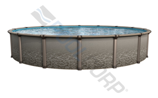POOL360 | 18' Round Revelle Above Ground Pool Sub Assembly with 52" Wall