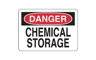 POOL360 | 10" x 14" OSHA Chemical Storage Sign