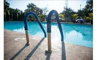 POOL360 | 5’ Long, 1.9” Dia/6.0” Circ Royal Blue Safety Grip Handrail Cover