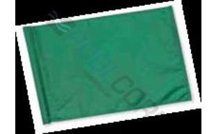 POOL360 | Green Nylon Plain Flags with Tube-Lock 200 Denier Set of 9