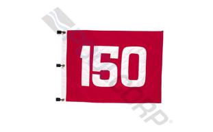 POOL360 | Red Plain Range Flag