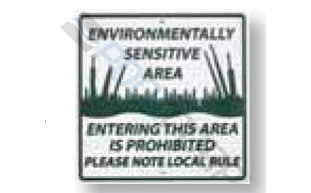 POOL360 | 12" x 12" Environmentally Sensitive Area Green Line ...