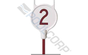 POOL360 | White Numbered Decals Set 1 - 9