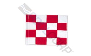 POOL360 | Black and Blue Open Center Sewn Checkered Flags Set of 9