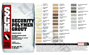 POOL360 | 25 lb Bag #108 Security Polymer® Grout Natural Gray