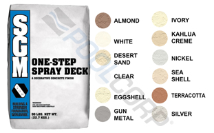 POOL360 | 50 lb Bag Kahlua Creme One-Step Spray Deck System