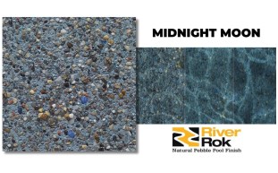 POOL360 | River Rok 80 lbs Natural Pebble Pool Finish Midnight Moon