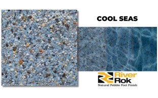 POOL360 | River Rok 80 lbs Natural Pebble Pool Finish Cool Seas