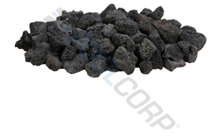 POOL360 | 10# 1"-2" BLACK LAVA ROCK