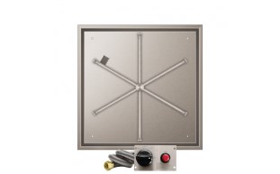 POOL360 | TPSI SS Square Drop-In Liquid Propane Fire Pit Burner System ...