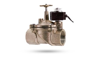 POOL360 | 1" Red In Line Brass Valve