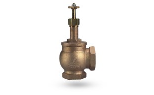 POOL360 | 1.25" Red In Line Brass Valve