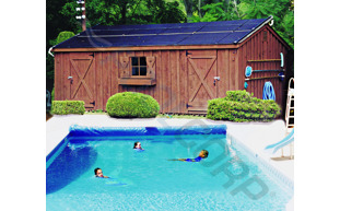 POOL360 | 4' x 20' Solar Heating System For In-Ground Pools