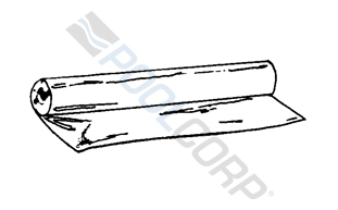 POOL360 | 20' x 100' Clear Visqueen Roll Polyethylene Sheeting