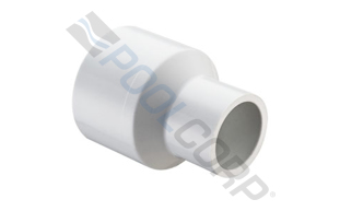 POOL360 | 2-1/2" S x 2" S White SCH40 PVC Reducing Coupling Socket