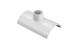 POOL360 | 3" x 2" White SCH40 PVC Saddle O.D. x Socket