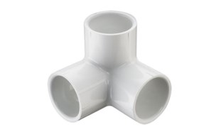 POOL360 | 1-1/2" White SCH40 PVC Side Outlet Elbow Socket