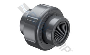 POOL360 | 1.5" SCH 80 PVC Union 2000 with FPT Ends and EPDM O-Ring Seal