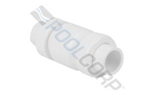 POOL360 | 2" Clear PVC True Union Utility Swing Check Valve with Socket Ends