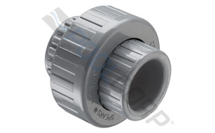 POOL360 | 2" SCH 80 CPVC Union with Socket Ends and FKM O-Ring Seal