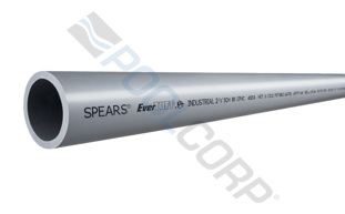 POOL360 | 3" x 20' Gray EverTUFF® Industrial SCH80 CPVC Pipe