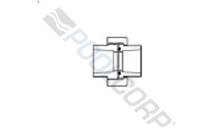 POOL360 | 4" SCH 80 PVC Union with Socket Ends and EPDM O-Ring Seal