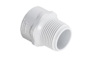 POOL360 | 1" White SCH40 PVC Riser Extension FIPT x MIPT