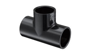 POOL360 | 1-1/4" Black SCH40 PVC Tee Socket