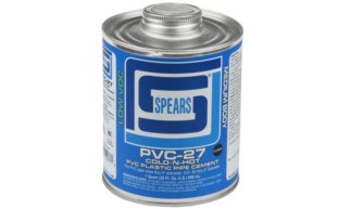 POOL360 | 1 pt PVC-27 Clear Cold-N-Hot Medium Body PVC Cement
