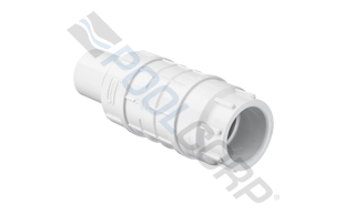 POOL360 | 2" White PVC Repair Coupling Short x Spigot x Spigot