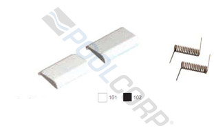 POOL360 | Black Flap Kit with Springs