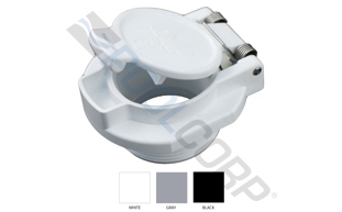 POOL360 | Gray Vac Lock Fitting 1 1/2" MPT