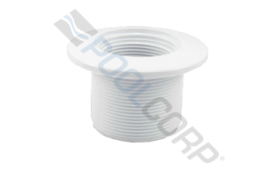 POOL360 | 1.5" Socket x 2" MIP White Gunite Wall Return Fitting