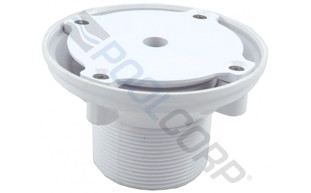POOL360 | 2" MPT White Floor Inlet Fitting with 1.5" Socket
