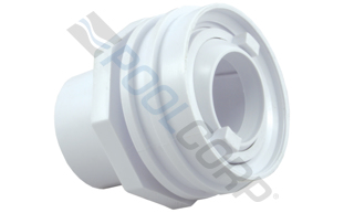 POOL360 | 1.5" Socket White Flush Mount Return Fitting with Cap