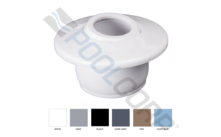 POOL360 | 1.5" Dark Gray Self-Aligning Aussie Insider Fitting