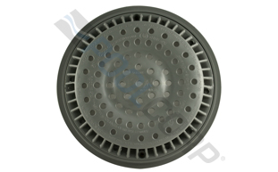 POOL360 | 8" Round Gray Anti-Vortex Main Drain Frame & Grate