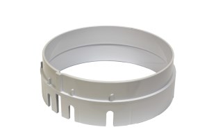 POOL360 | Gray Vinyl Pool Skimmer Liner Mounting Extension Ring