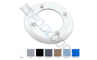 POOL360 | 3.5" Gray Inlet Faceplate Cover with Screw Holes