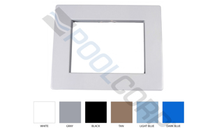 POOL360 | 8.75" x 10.5" Tan Standard Skimmer Faceplate Cover