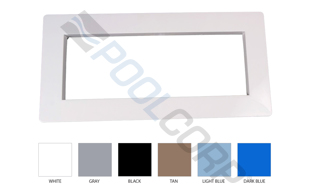 POOL360 | 8-7/8" x 18.5" Dark Blue Wide Skimmer Faceplate Cover