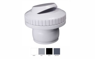 POOL360 | 1.5" White Self Aligning Insider Wall Inlet Fitting with Slotted Opening