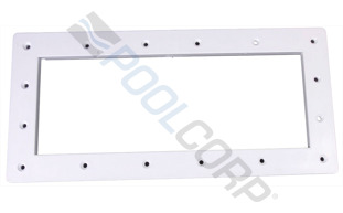 POOL360 | 8-5/8" x 18.5" White Wide Skimmer Faceplate