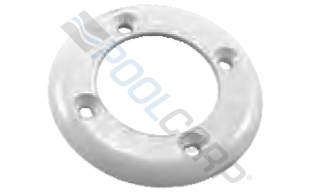 POOL360 | 3.5" White Inlet Fitting Threaded Faceplate