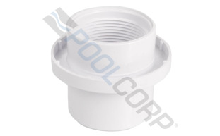 POOL360 | 1-1/2" FPT x 1-1/2" Socket Clear Water Stop Adapter Fitting